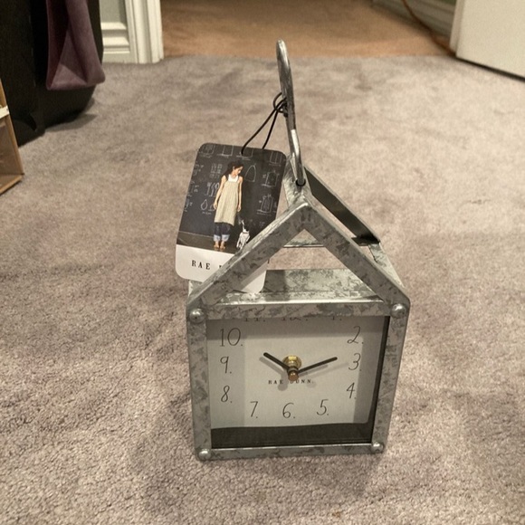 Rae Dunn | Accents | Rae Dunn Metal Galvanized Clock | Poshmark